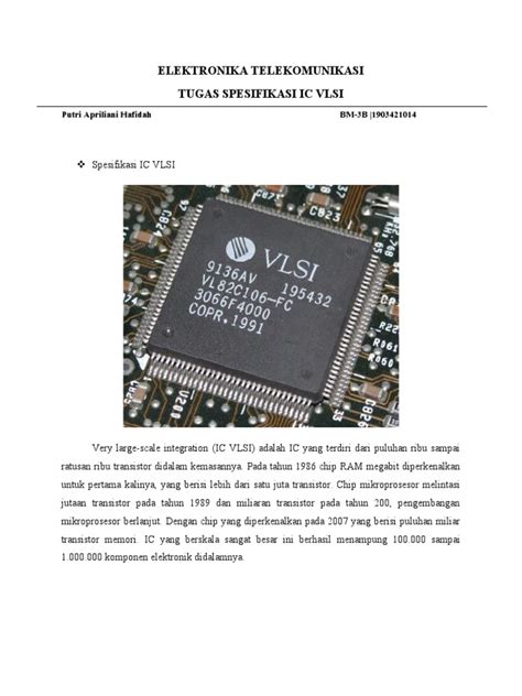 Spesifikasi Ic Vlsi Pdf