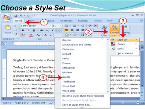Microsoft Word 2007 Tutorial PPT