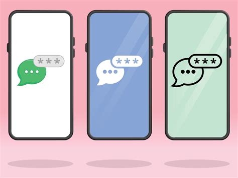 Smartphone Chat Password Protected Message Bubbles 51182797 Vector Art