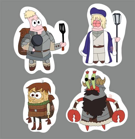 Dungeon Meshi X Spongebob Peachlolitasevillacourtstuff On Tumblr
