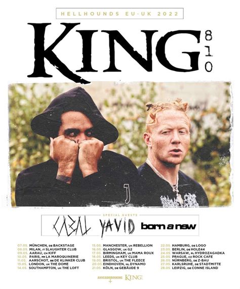 King 810 Announce Hellhounds 2022 Ukeu Tour Metal Planet Music