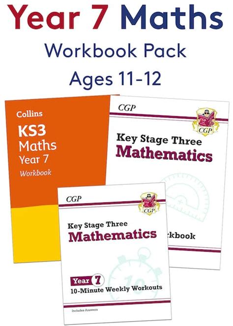 Buy Year 7 Maths Workbook Pack For Secondary Success