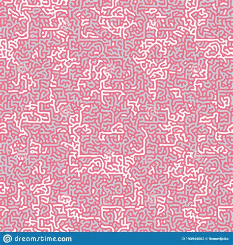 Organic Turing Reaction Diffusion Pattern Stock Vector Illustration Of Microbiology Ornament