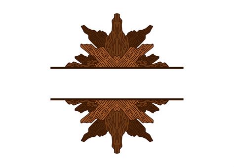 Tree Trunk Ornament Border Vector A25 Graphic By Arief Sapta Adjie · Creative Fabrica