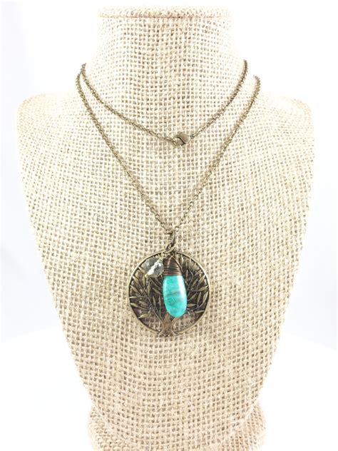 Tree Necklace Tree Of Life Necklace Nature Necklace Etsy