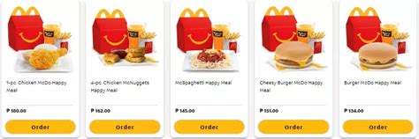 Mcdonalds Philippines Menu Prices Updated 2025