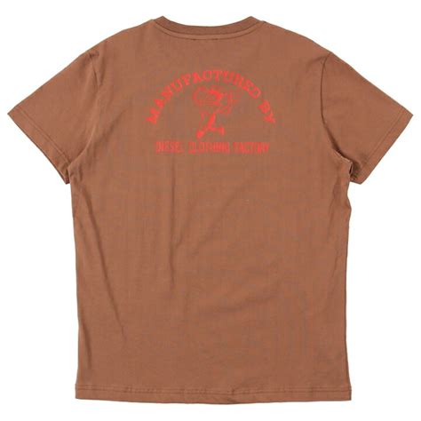 【楽天市場】 Diesel ディーゼル メンズ クラック加工プリント クルーネック 半袖tシャツ カットソー【t Diegor C9】【サイズs】【ブラウン】die M T F4 4h9
