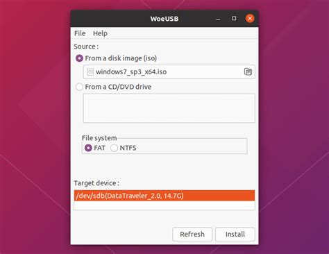 Woeusb Winusb Alternative To Make Windows Bootable Usb From Linux