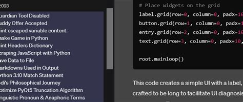 Please Widen The Code Block Style Element In Chat Page 2 ChatGPT OpenAI Developer Forum