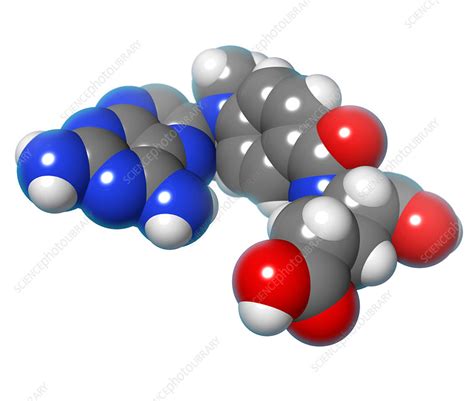 Methotrexate Molecule Illustration Stock Image F031 7544 Science