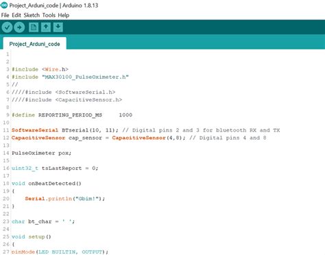 Screenshot Of The Arduino Code Download Scientific Diagram