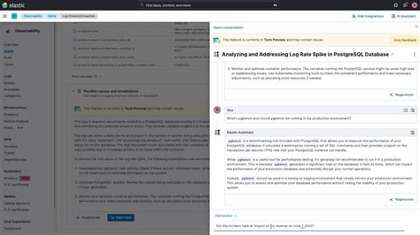 context aware insights using the elastic ai assistant for observability