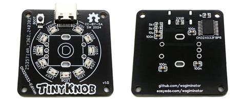 GitHub Wagiminator CH X USB Knob Rotary Encoder With NeoPixels And USB Interface