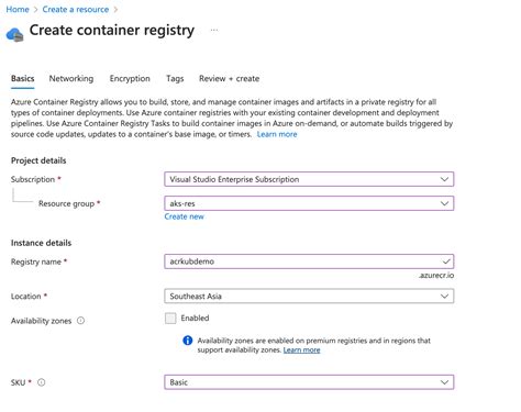 build and push docker image to azure container registry blog