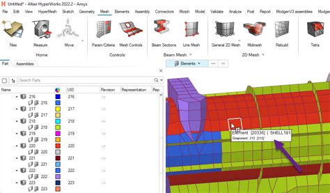 How To Close The Displaying Element Information Function In Hypermesh 20222 — Altair Community