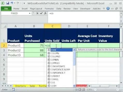 How To Find A Weighted Average Cost Ending Inventory Value Microsoft Office WonderHowTo