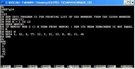 Gw Basic Help All Program Related Arrays In Gwbasic Including Sum