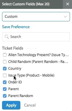 Reports Custom Fields HappyFox Support
