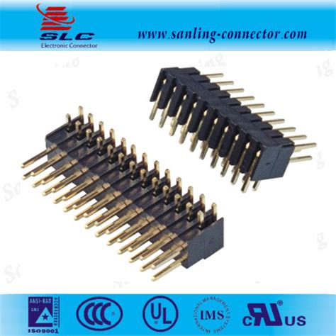 Pitch 2 54mm 6 Pin Header Connector By Ul Certification High Quality