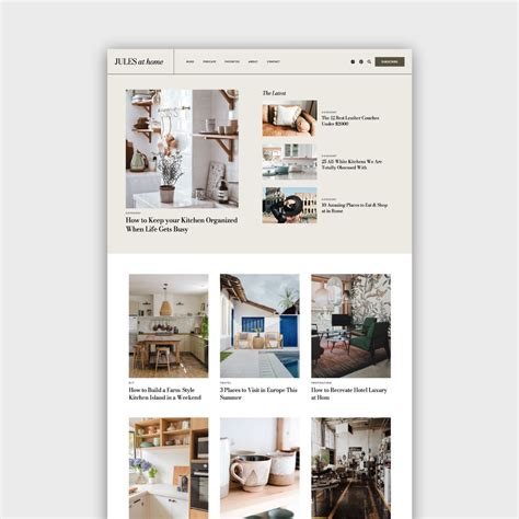 Jules Showit Template Blair Staky Design