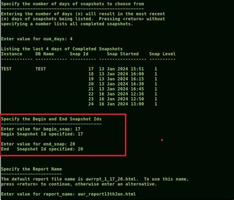 How To Generate Awr Report In Oracle Dba Postmortem