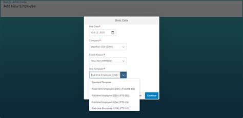Configurable New Hire In Sap Successfactors Employ Sap Community