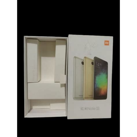 Jual Dus Kotak Xiaomi Redmi Note Shopee Indonesia