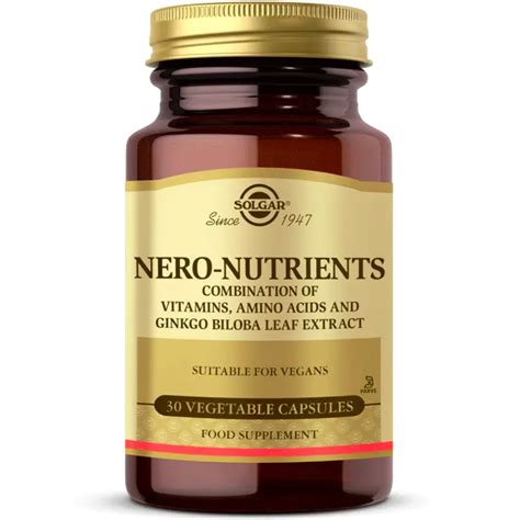 SOLGAR Nero Nutrients 30 Kapsül – Özel Beslenme