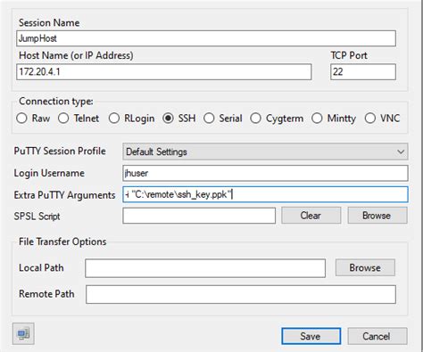 Superputty Ssh To Remote Server Via A Jump Host Super User