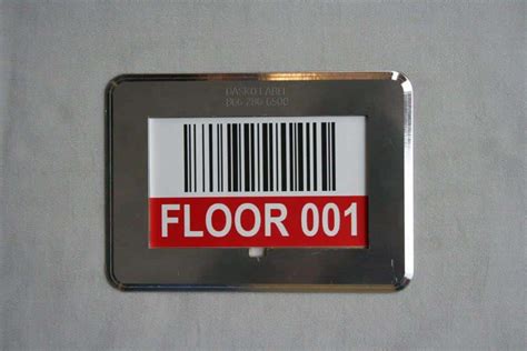 Metal Floor Label Frames And Holders Aluminum Dasko
