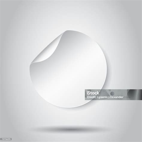 빈 스티커 아이콘입니다 코너에서 껍질과 빈 프로 모션 레이블입니다 벡터 일러스트입니다 둥근 종이 배너 스티커 0명에 대한 스톡 벡터 아트 및 기타 이미지 Istock