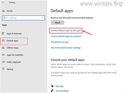 How To Reset File Associations In Windows WinTips Org