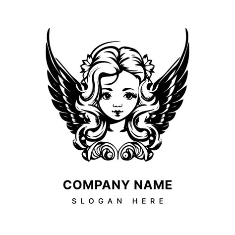 Angel Logo Design Premium Vector Luxury Angel Logo Design For Your