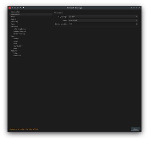 All Themes Except `dige Black` Use Black Text On Dark Background In Non