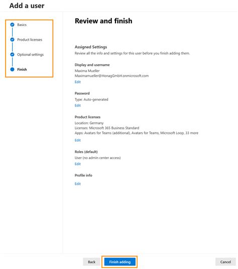 Add Users Assign Licenses