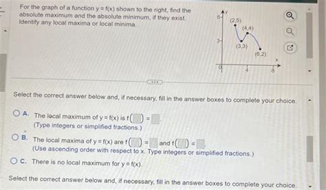solved for the graph of a function y f x shown to the