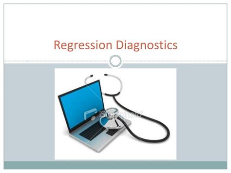 Regression Diagnostics Pptx Science