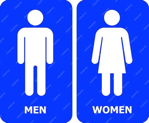 Premium Vector Bathroom Signs Illustration Toilet Signs For Men And
