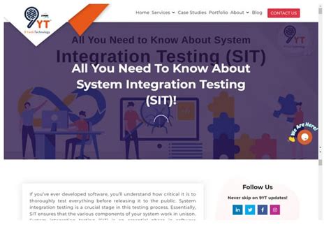 System Integration Testing Achieving Robustness In Software Systems Ppt