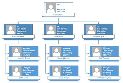 Visio Org Chart Excel Template