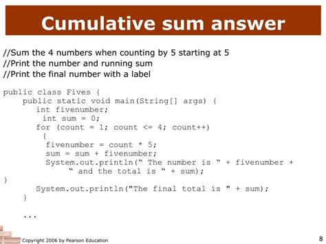 PPT Cumulative Sum PowerPoint Presentation Free Download ID