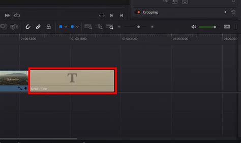 how to make scrolling credits in davinci resolve