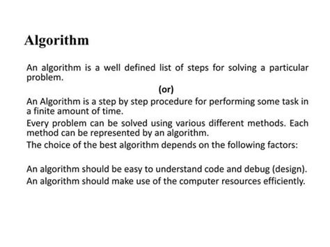 Introduction To Algorithms Ppt