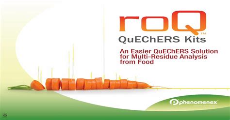 Pdf An Easier Quechers Solution For Multi Residue Analysis Dokumen Tips