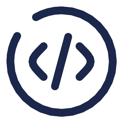 Code Circle Vector SVG Icon SVG Repo