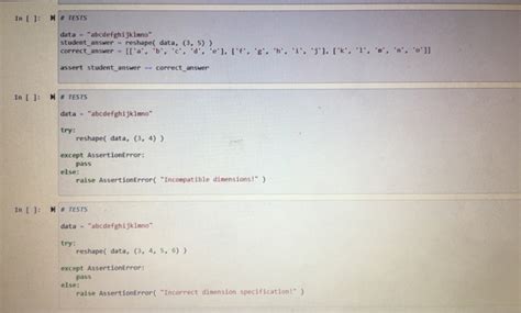 Solved Question 1 30 Points Write A Python Function Reshape