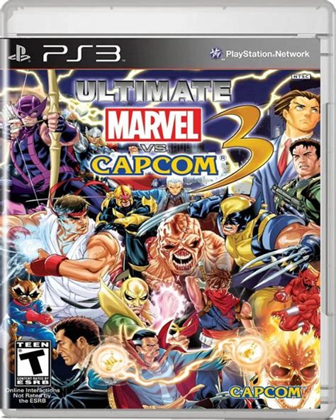 Ultimate Marvel Vs Capcom 3 Ps3 Mídia Física Usado Mundo Joy Games