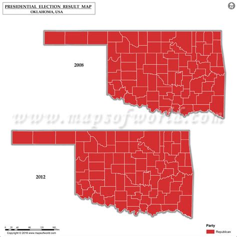 Oklahoma Election Results 2016 Map County Results Live Updates