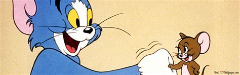 Tom And Jerry Cartoon Cat And Mouse Treaty 2k Wallpaper Download