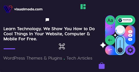 visualmodo wordpress themes plugins and templates that works